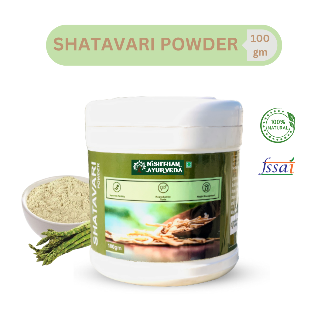 Buy Online ORGANIC SHATAVARI POWDER - 100gm - Nishtham Ayurveda ...