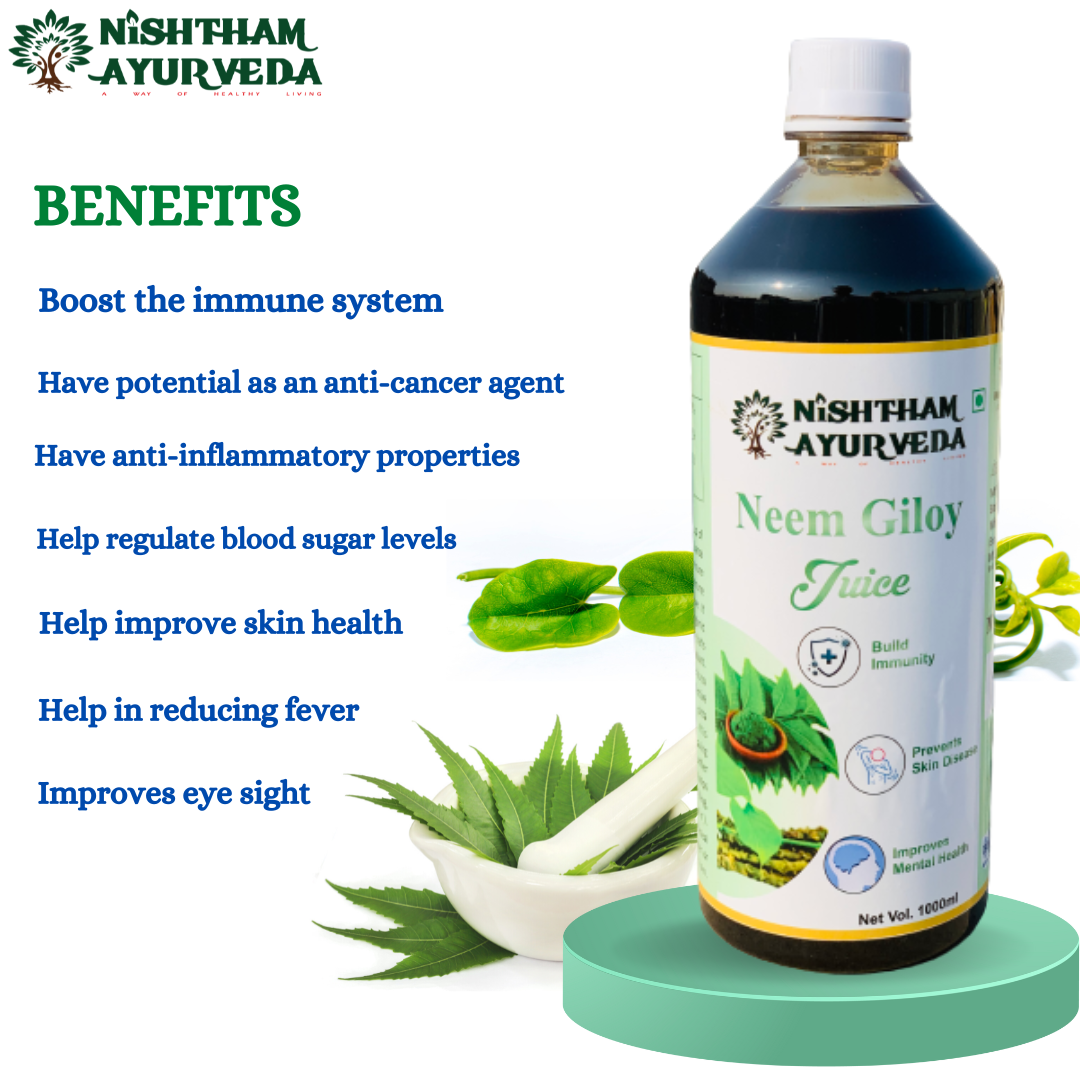 Neem Giloy Juice By Nishtham Ayurveda 1000ml Nishtham Ayurveda Fusion Of Science And Nature